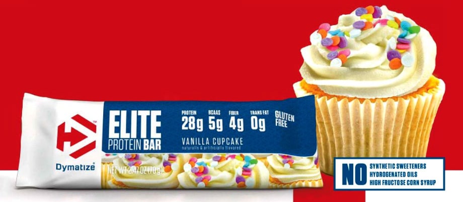 Dymatize Elite Protein Bar 70g banner - Supplement City
