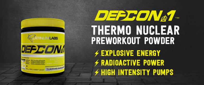 Platinum Labs Defcon 1 banner - Supplement City