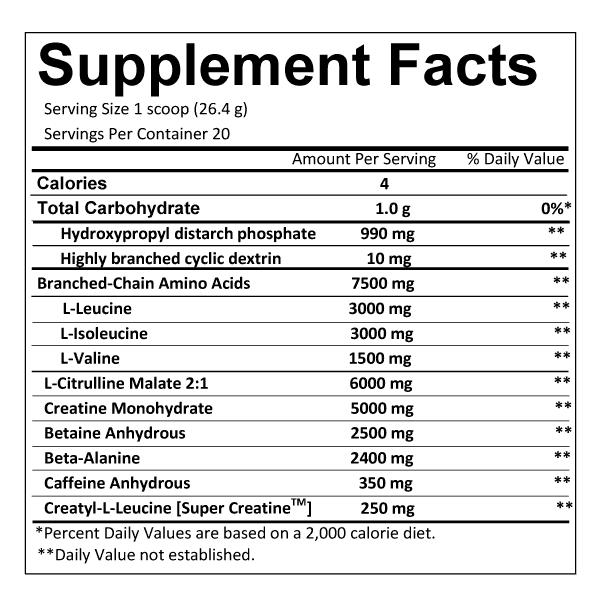 VPX Bang Pre-Workout Master Blaster label - Supplement City