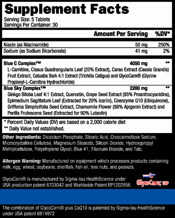 Blue-Gene-Supplement-Facts - Supplement City