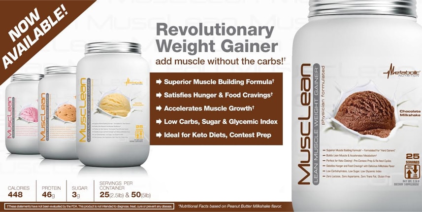 Metabolic Nutrition Muscle Lean Banner - Supplement City