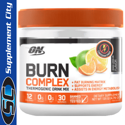 Optimum Nutrition Burn Complex - Caffeine Free - Supplement City
