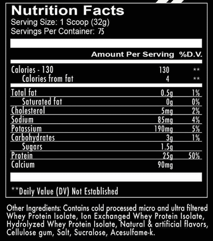 isotope label 5lb - Supplement City
