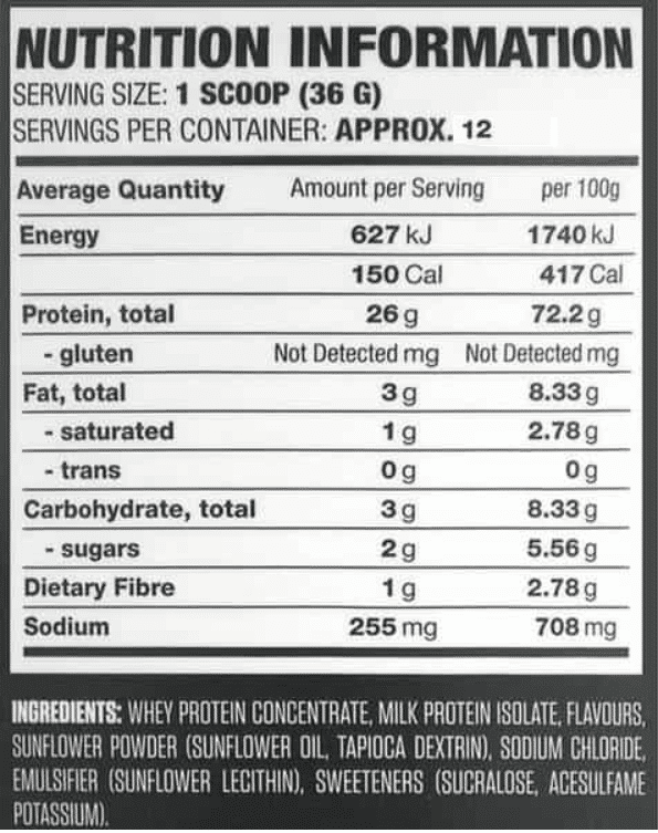 titan label 454g - Supplement City