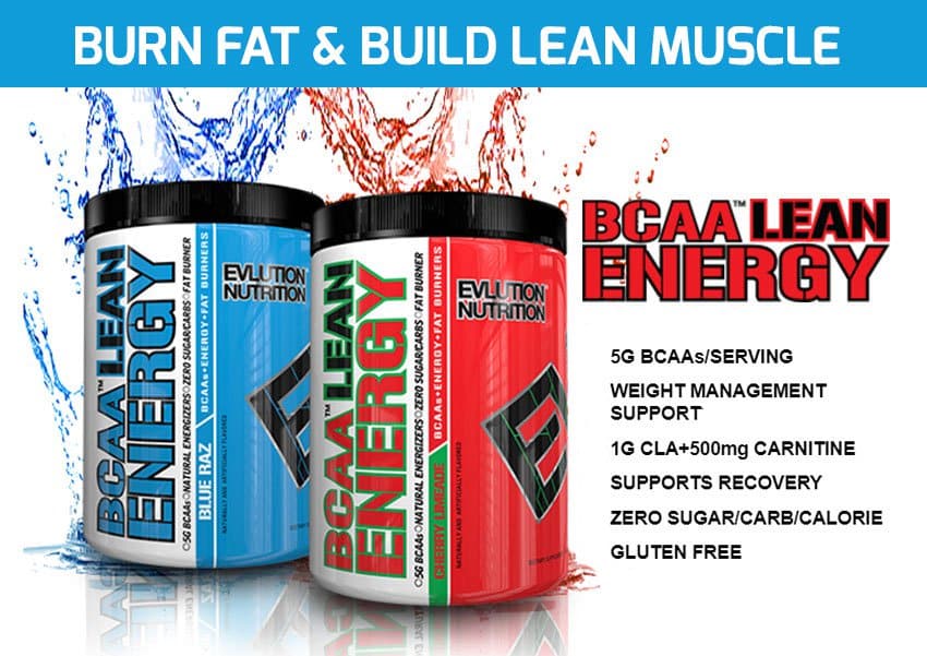 Evlution Nutrition BCAA Lean Energy banner - Supplement City