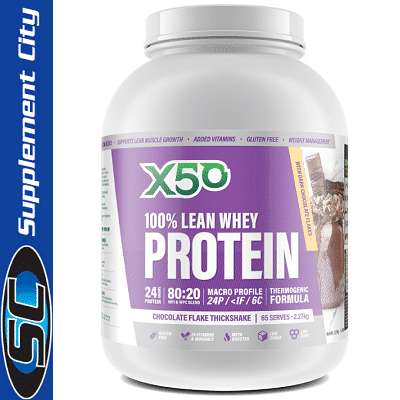 X50 100% Lean Whey Protein - Supplement City