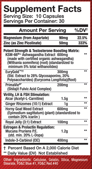 kings blood label - Supplement City