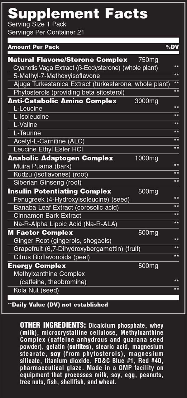 Universal Animal M-Stak 21 Pack | Anabolic | Supplement City