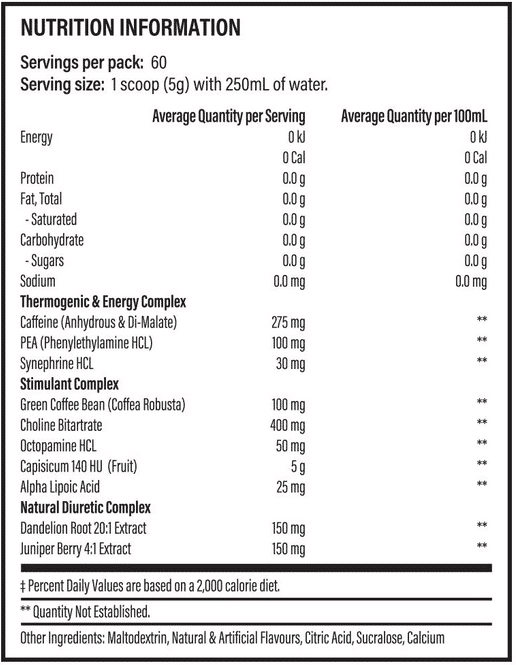 usa labs hypoxy lean label - Supplement City