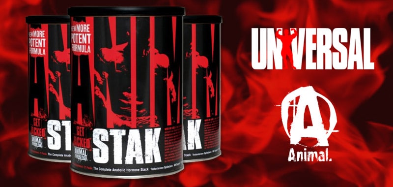 Universal Animal Stak 21 Pack | Test Booster | Supplement City