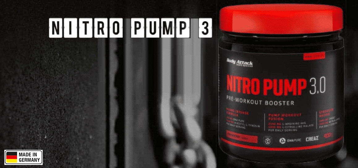Body Attack Nitro Pump 3.0 banner - Supplement City
