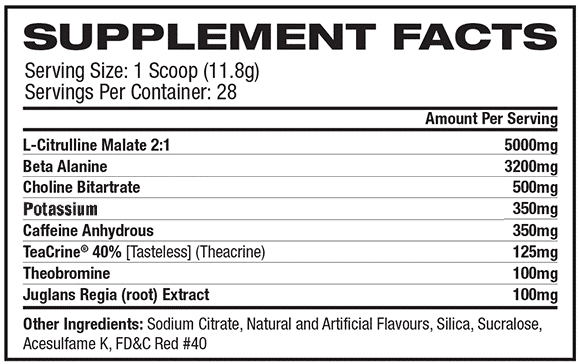 Outbreak Nutrition Pathogen label - Supplement City