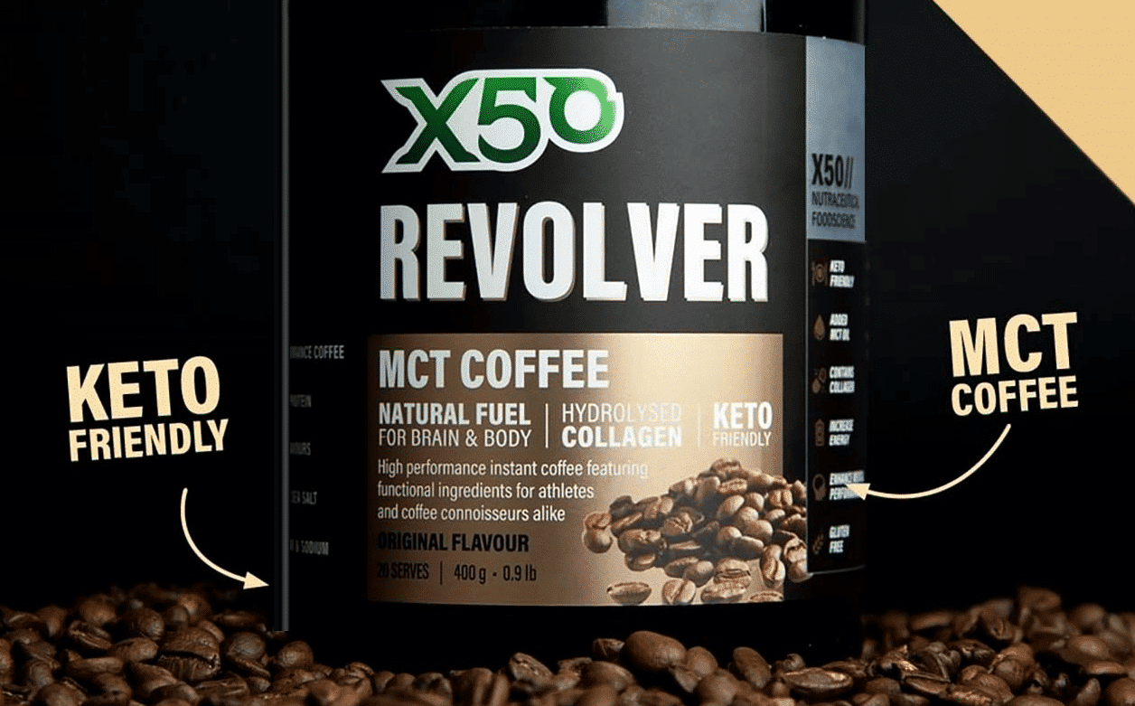 X50 Revolver MCT Coffee banner - Supplement City