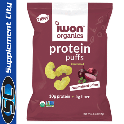 Iwon Organic Caramelized Onion Protein Puffs - Supplement City