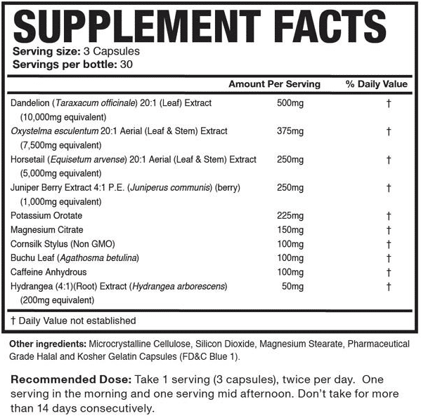 Magnum Nutraceuticals Drip Dry label - Supplement City