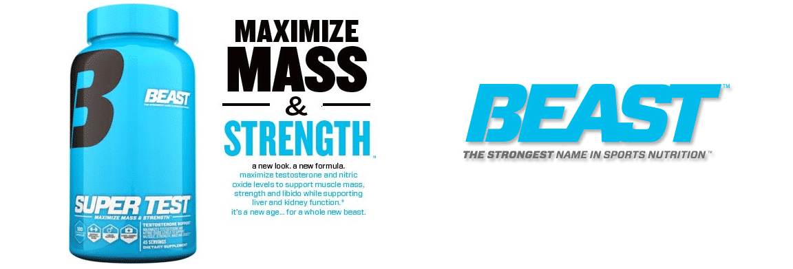 Beast Super Test capsule banner - Supplement City