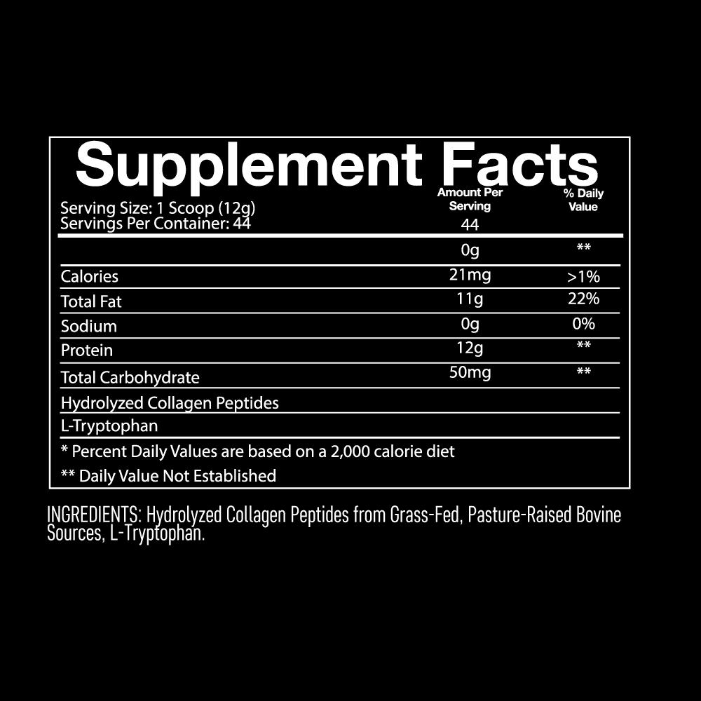 Giant Collagen Complete label - Supplement City