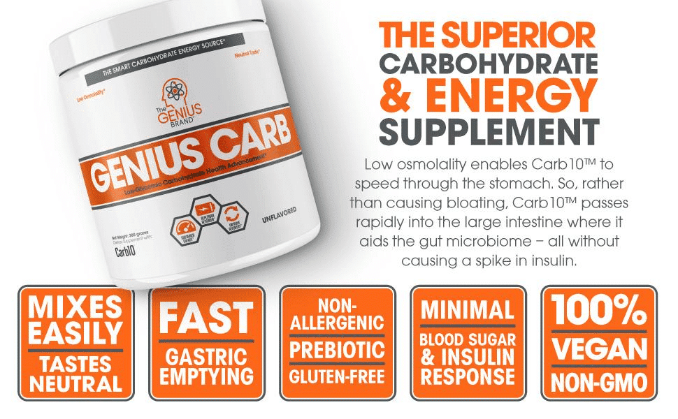 The Genius Brand Genius Carb banners - Supplement City