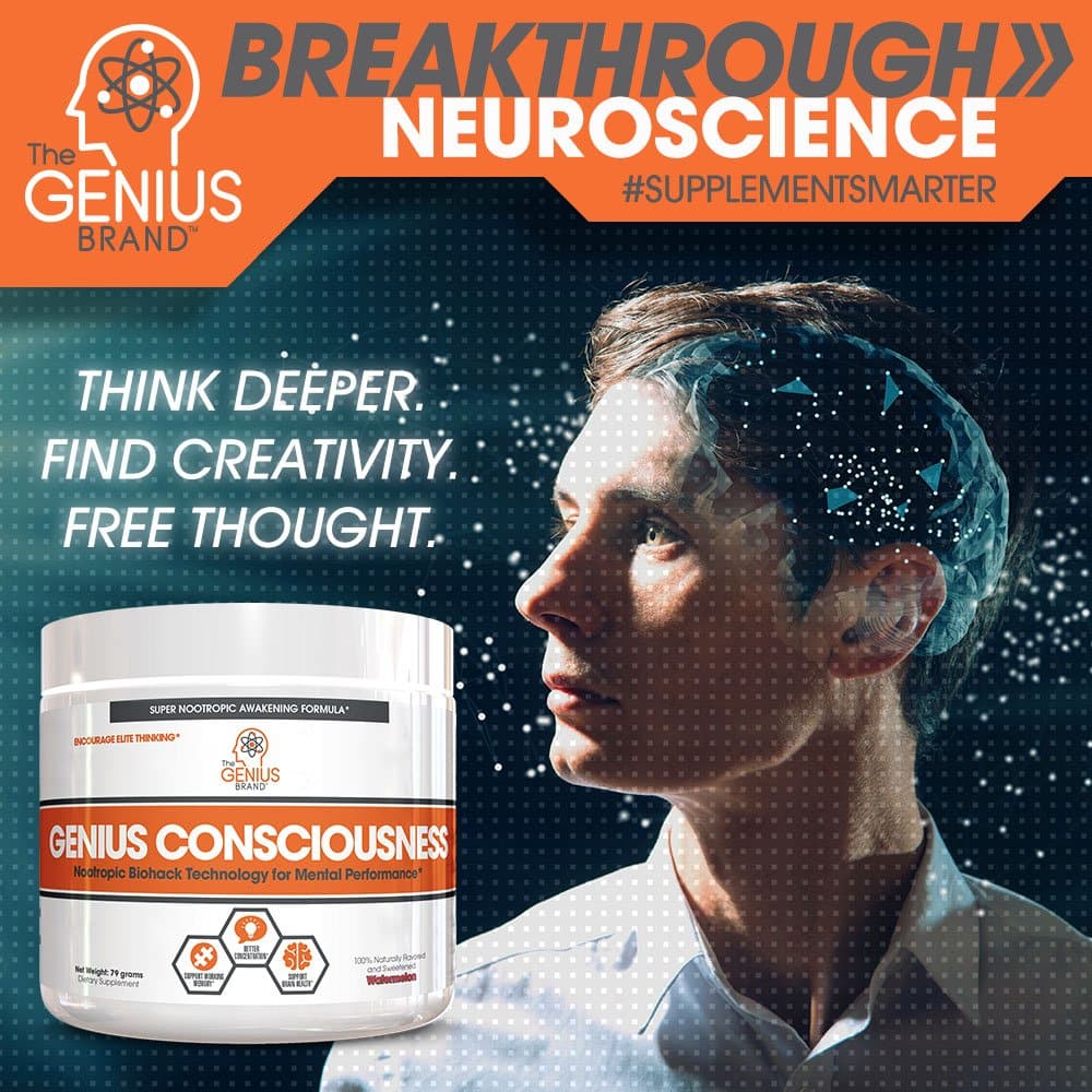 The Genius Brand Genius Consciousness banner - Supplement City