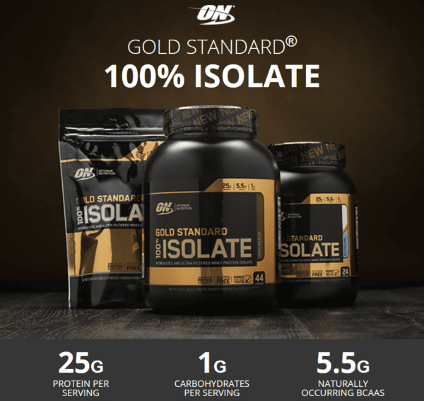 Optimum Nutrition Gold Standard 100% Isolate | Supplement City