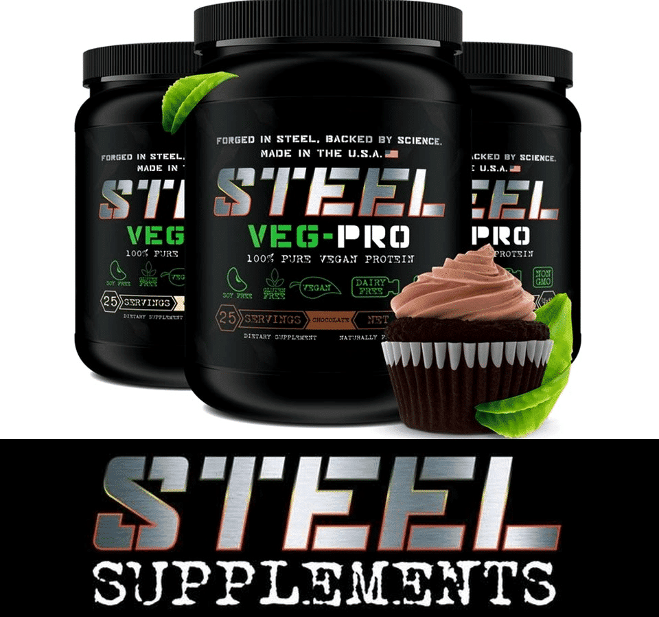 Steel Supplements Veg-Pro banner - Supplement City