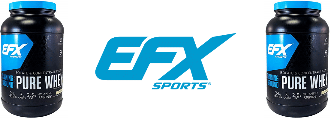 efx training ground pure whey banner - Supplement City