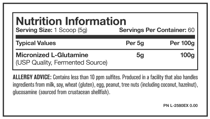 mutant glutamine label - Supplement City