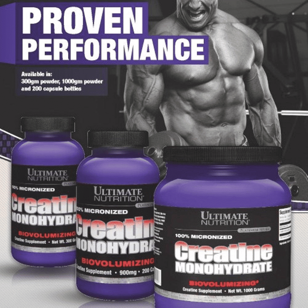 Ultimate Nutrition Creatine Monohydrate banners - Supplement City