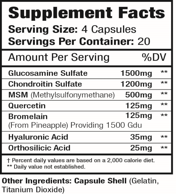 Musclesport Joint Revolution label - Supplement City