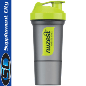 Nuzest Shaker Bottle 650ml | Storage Compartment | Supplement City