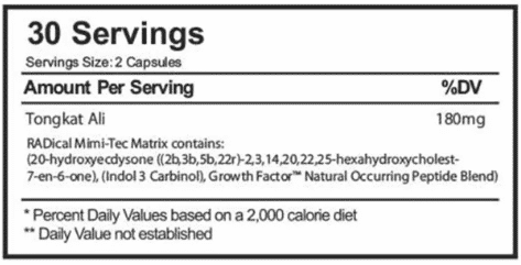 13 Lives Radical labels - Supplement City