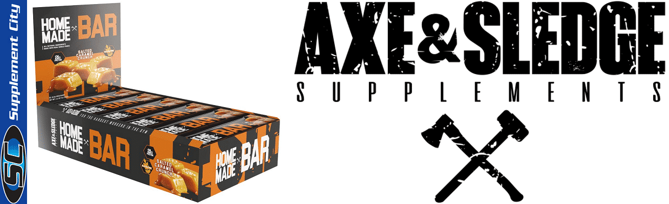 Axe & Sledge Home Made Bars banner - Supplement City