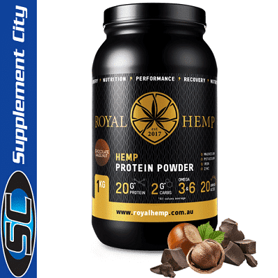 Royal Hemp Protein Powder choc hazel - Supplement City