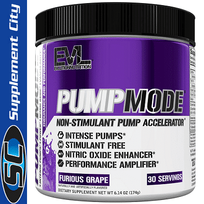 EVL Nutrition Pump Mode - Supplement City