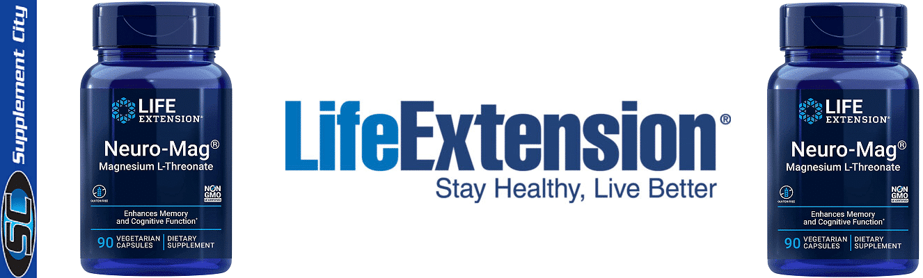 Life Extension Neuro-Mag 93g | Cognitive Function | Supplement City