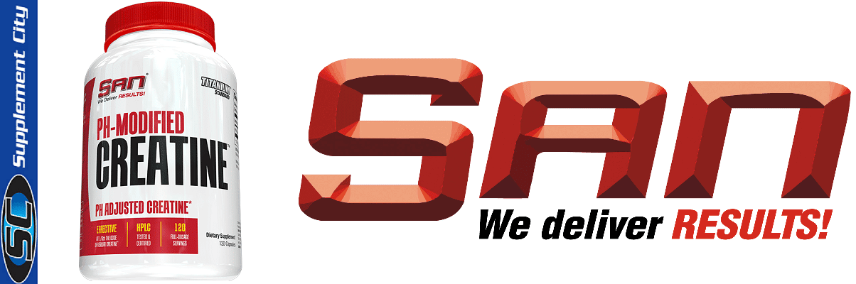 SAN PH-Modified Creatine banner - Supplement City