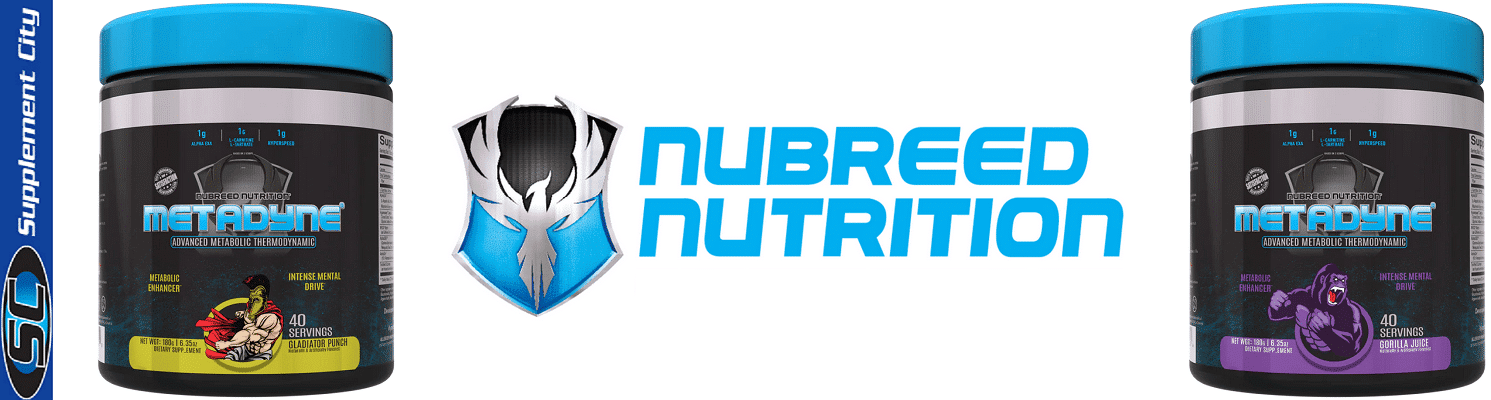 Nubreed Nutrition Metadyne Banner - Supplement City