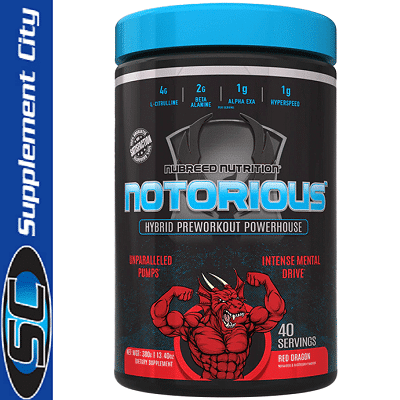 Nubreed Nutrition Notorious 375g | Pre Workout | Supplement City