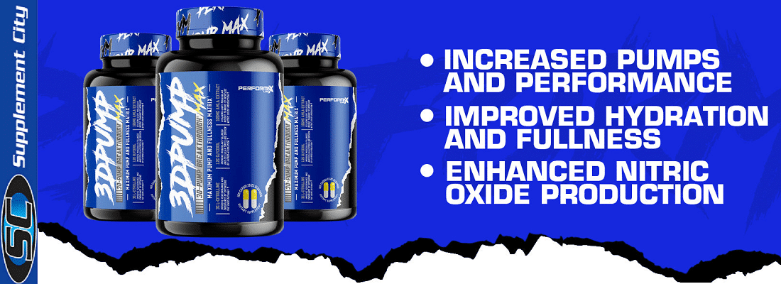 Performax Labs 3D Pump Max 200 Capsules | Supplement Cit