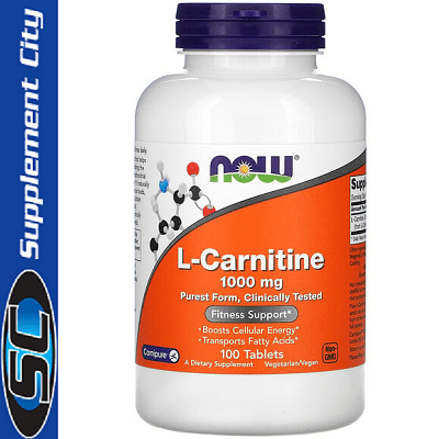 Now L-Carnitine 50 Tablets | Supplement City