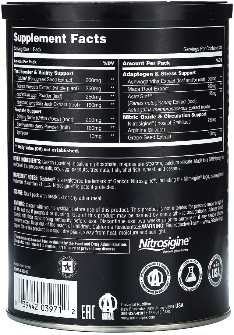 Universal Animal TNT+ Packs | Supplement City